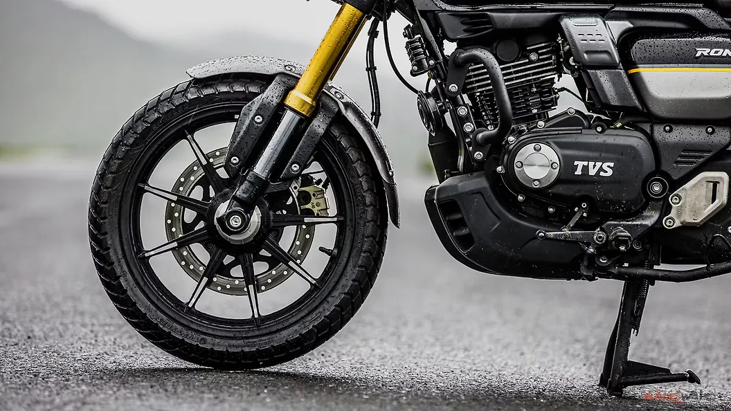 TVS Ronin Front Tyre Image – BikeWale