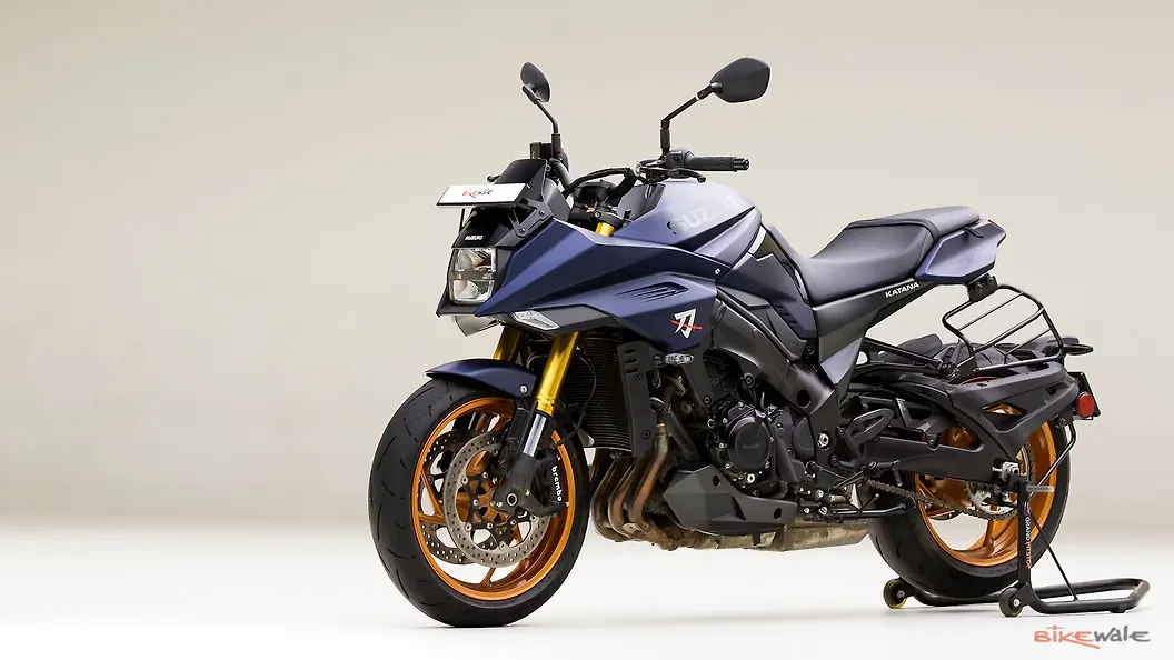 Suzuki Katana Left Rear Three Quarter Image – BikeWale
