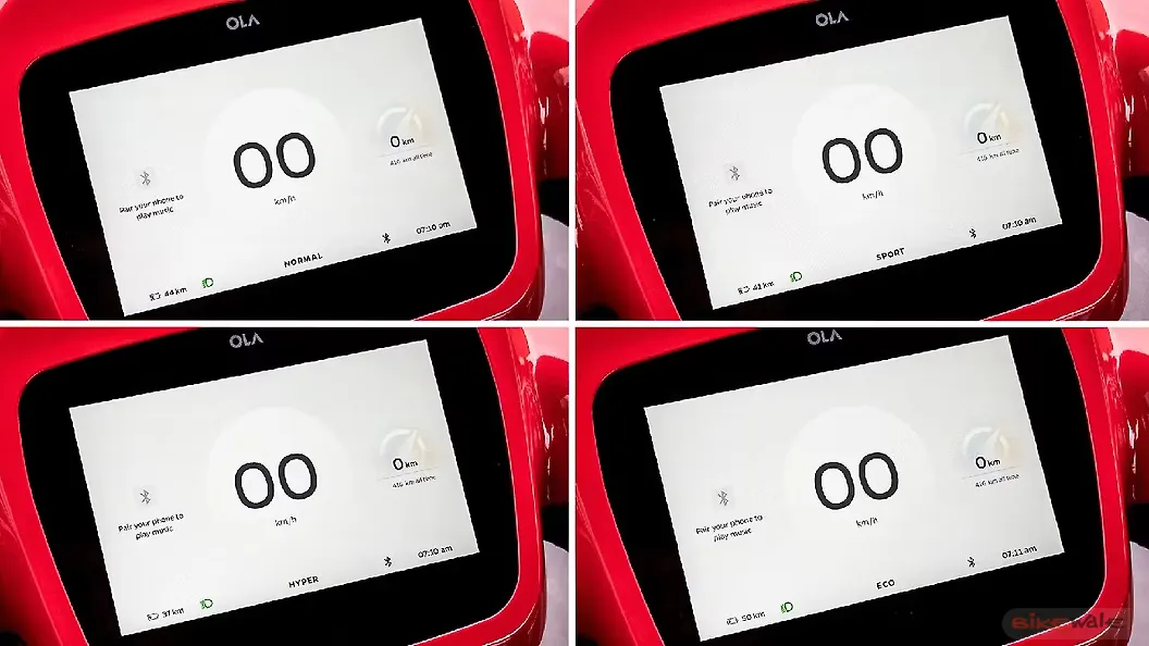 OLA S1 Pro TFT Touchscreen Instrument Cluster Image – BikeWale