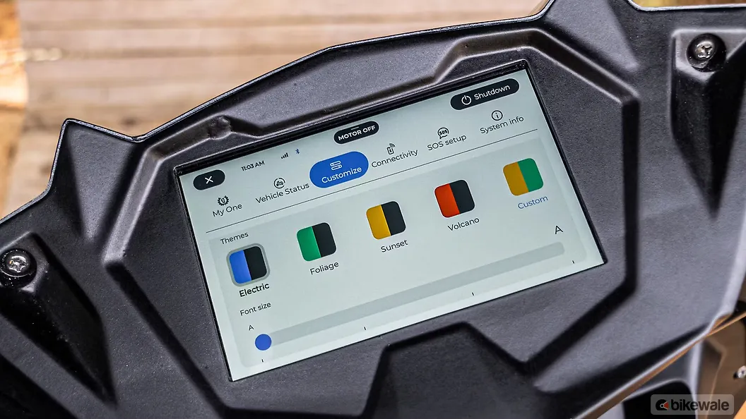 Simple Energy One TFT Touchscreen Instrument Cluster Image – BikeWale