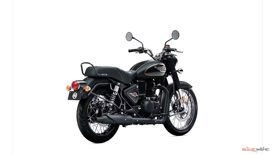 Royal Enfield Bullet 350 Right Rear Three Quarter Image – BikeWale