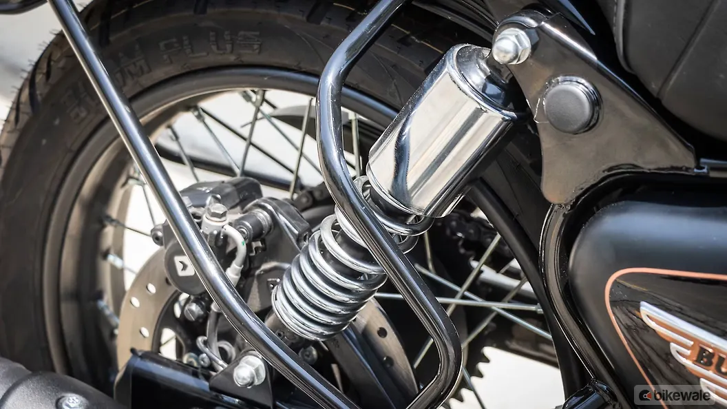 Royal Enfield Bullet 350 Rear Suspension Spring Preload Setting Image ...