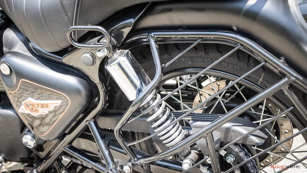 Royal Enfield Bullet 350 Rear Suspension Spring Preload Setting Image ...
