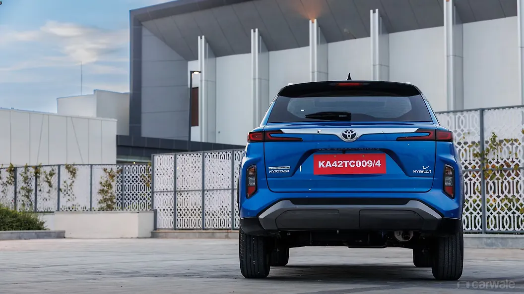 Urban Cruiser Hyryder Rear View Image, Urban Cruiser Hyryder Photos in ...