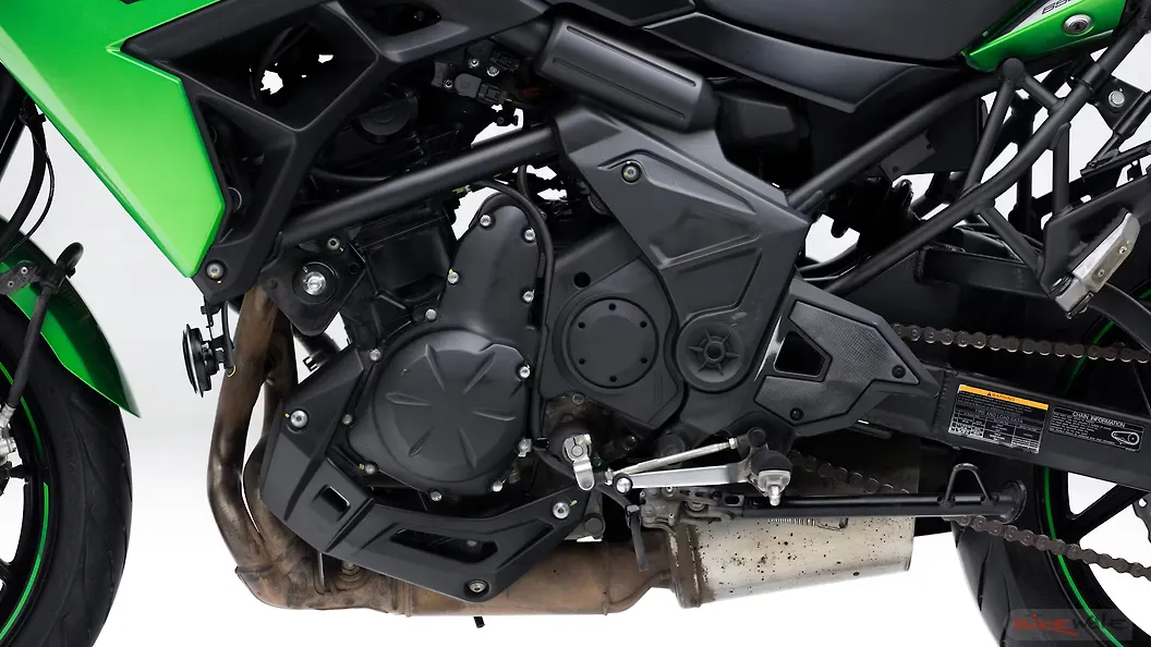 Kawasaki Versys 650 Engine From Left Image – BikeWale