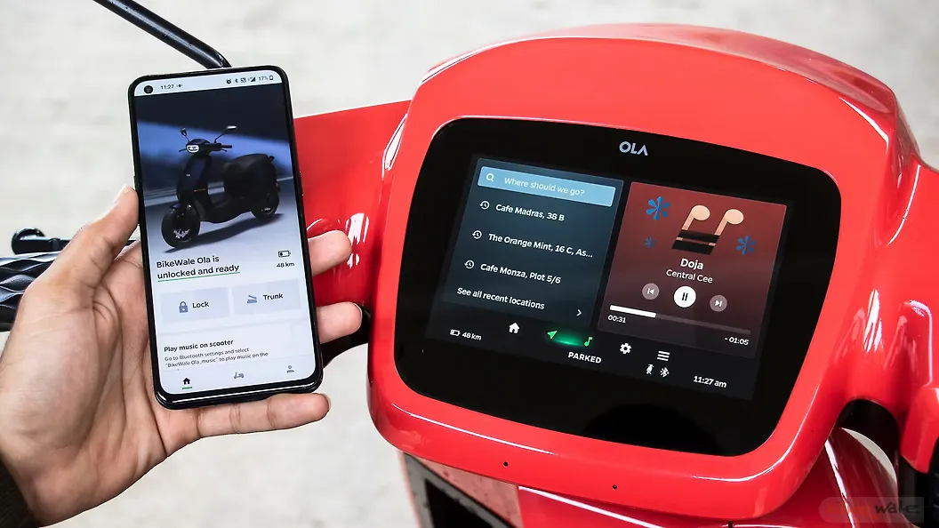 OLA S1 Pro TFT Touchscreen Instrument Cluster Image – BikeWale