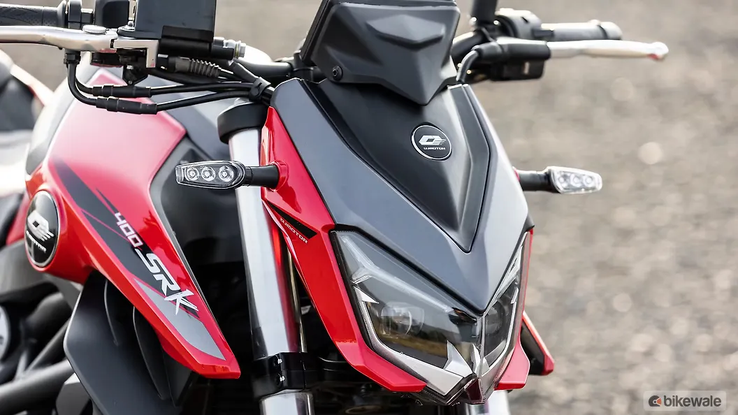 QJ Motor SRK 400 Front Headlamp Cowl Image – BikeWale