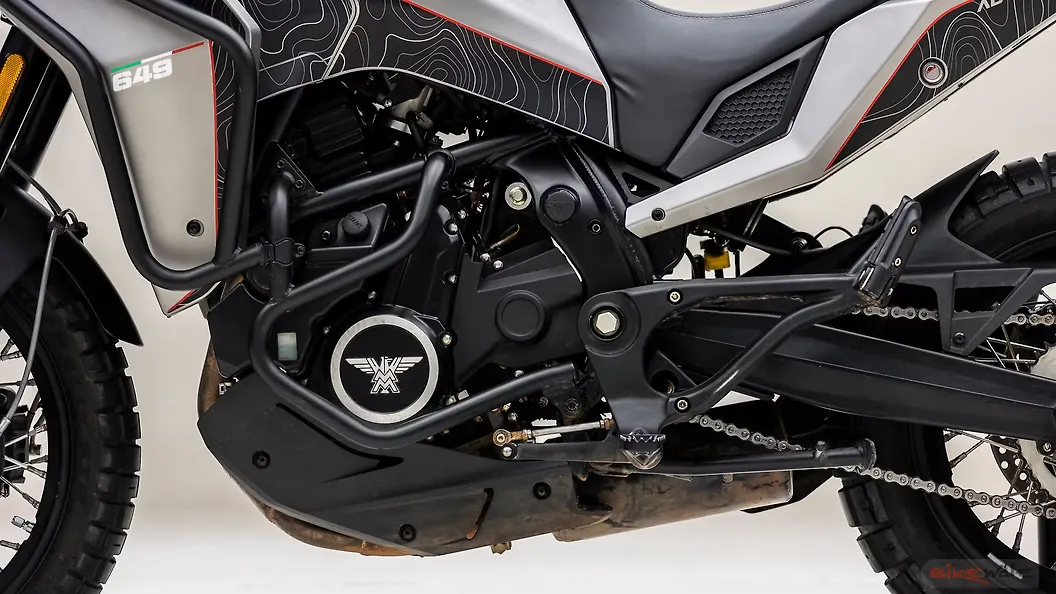 Moto Morini X-Cape Engine From Left Image – BikeWale