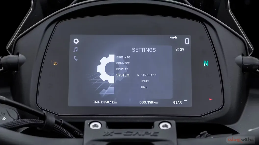 Moto Morini X-Cape TFT / Instrument Cluster Image – BikeWale
