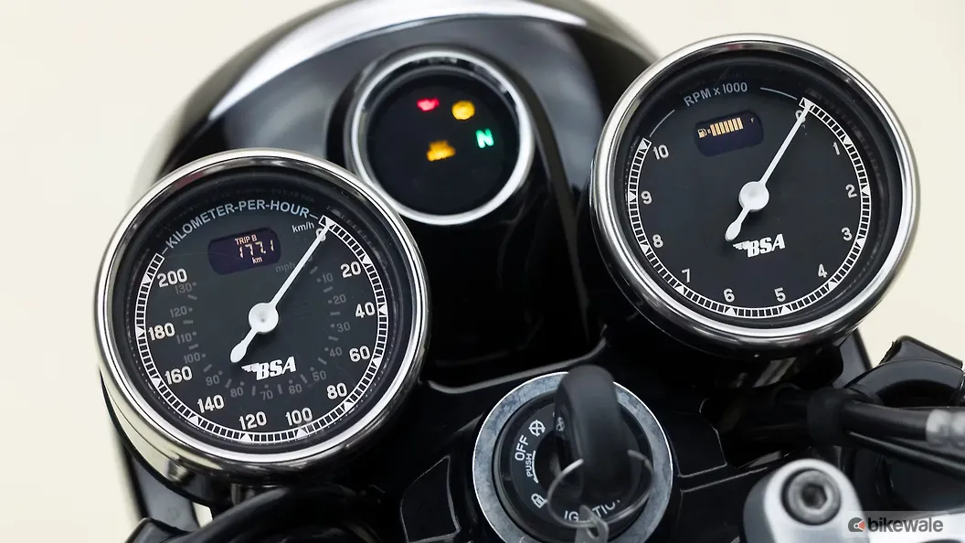 BSA Gold Star 650 Instrument Cluster Image – BikeWale