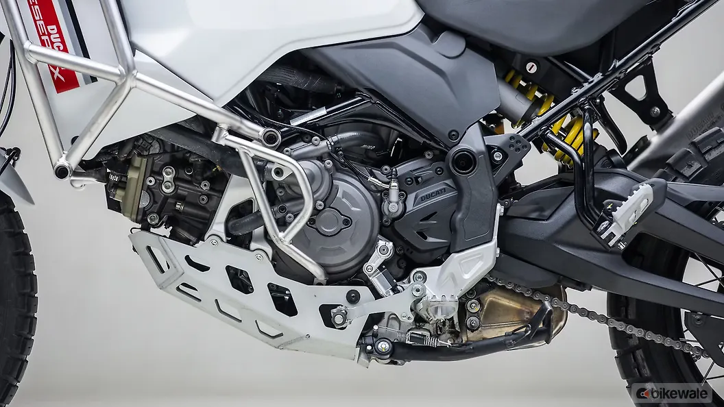 Ducati DesertX Engine From Right Image – BikeWale