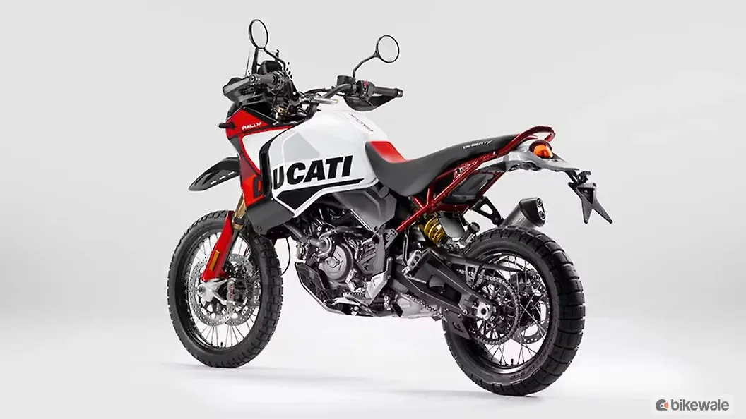 Ducati DesertX Rear View Image – BikeWale