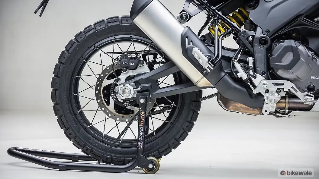 Ducati DesertX Main Stand Image – BikeWale