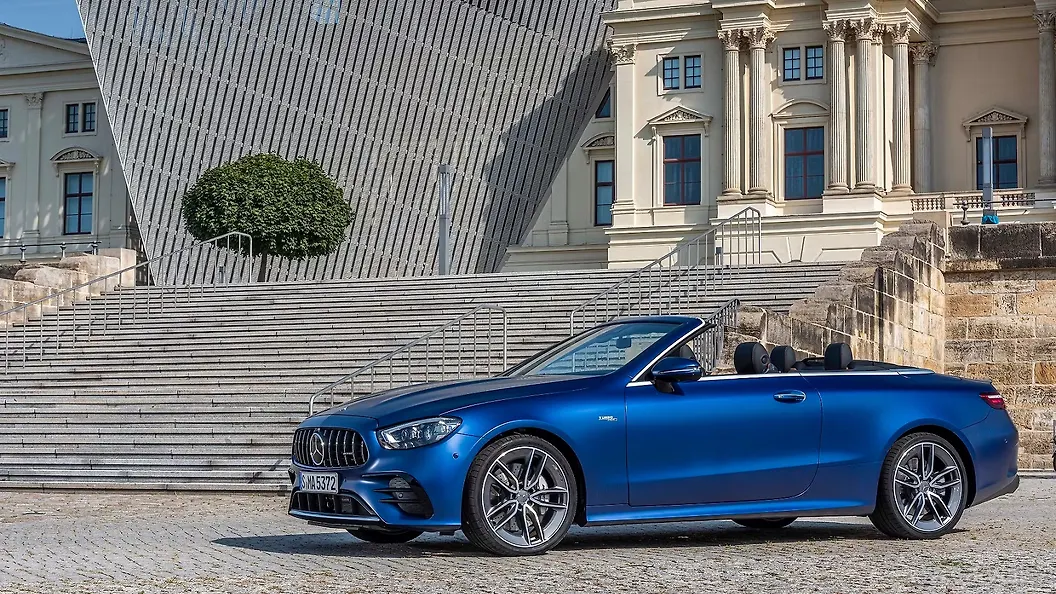 AMG E53 Cabriolet Left Side View Image, AMG E53 Cabriolet Photos in ...