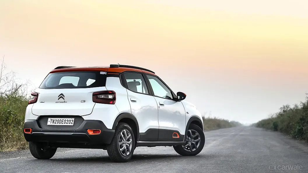 C3 Right Rear Three Quarter Image, C3 Photos in India - CarWale