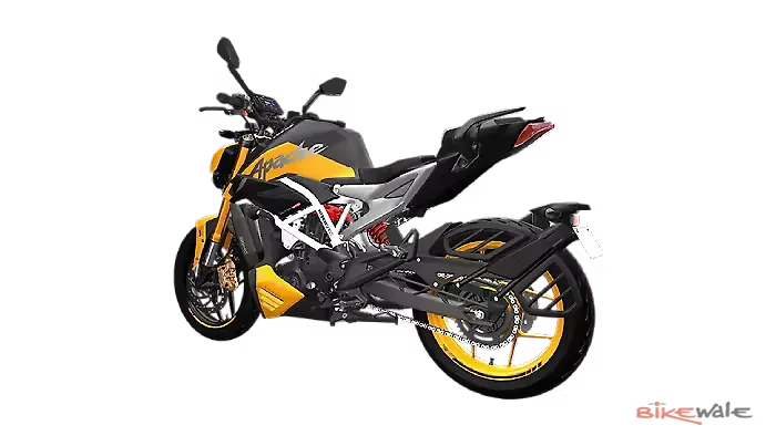 TVS Apache RTR 310 Left Rear Three Quarter Image – BikeWale