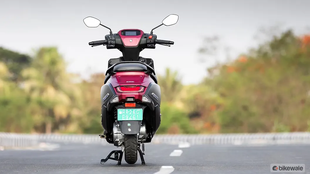 Suzuki E Access Left Rear Three Quarter Image – BikeWale