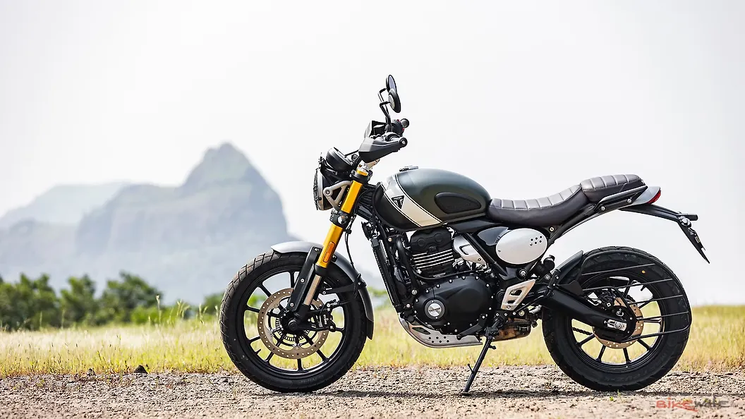 Triumph Scrambler 400 X Right Side View Image – BikeWale