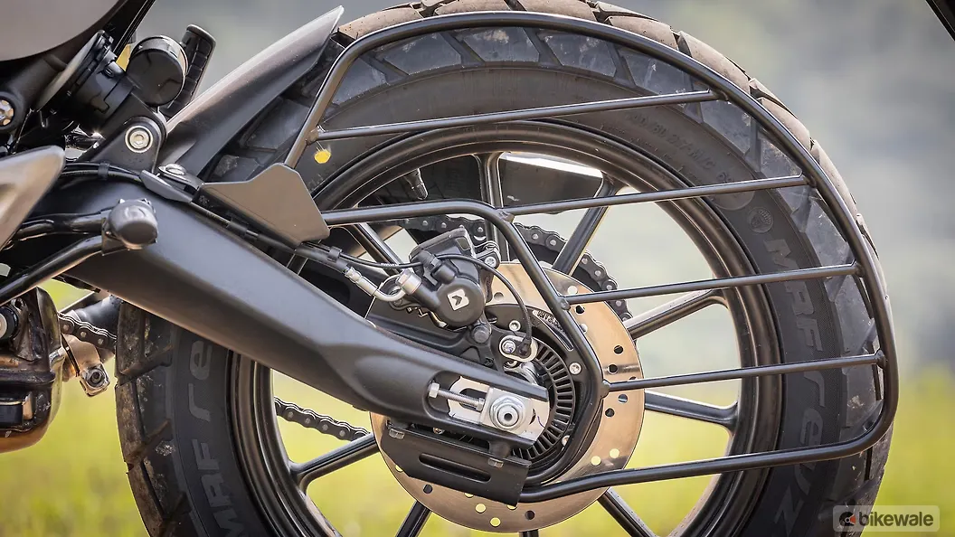 Triumph Scrambler 400 X Rear Wheel Image – BikeWale