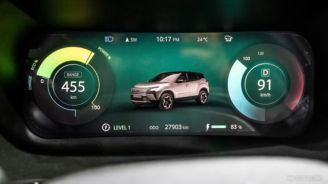 Harrier EV Instrument Cluster Image, Harrier EV Photos in India - CarWale