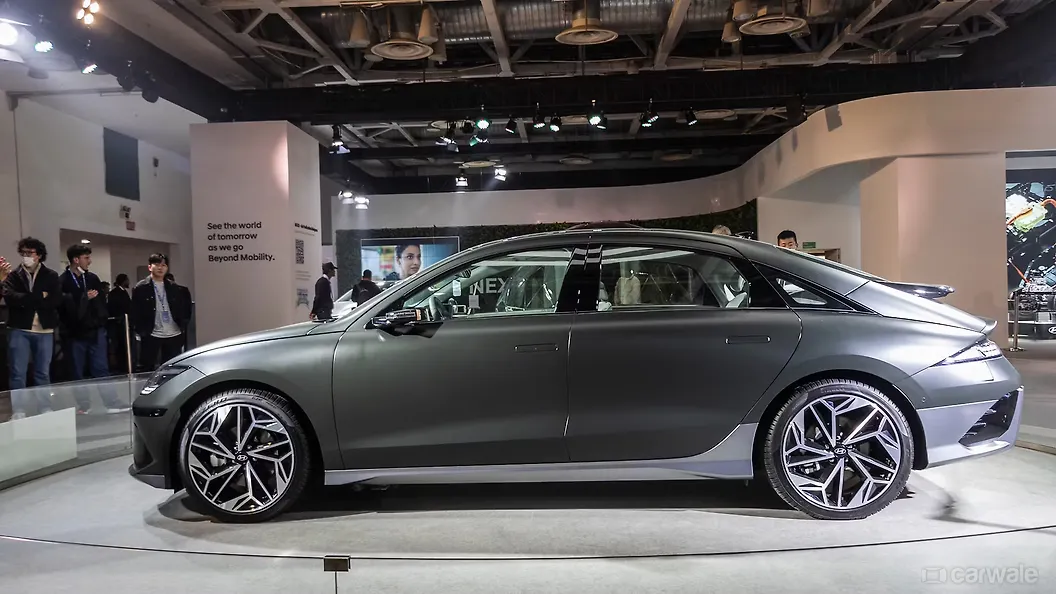 Ioniq 6 Left Side View Image, Ioniq 6 Photos in India - CarWale