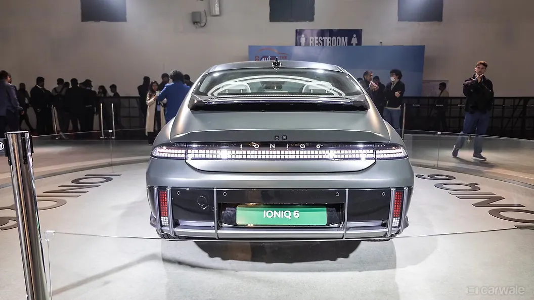 Ioniq 6 Rear View Image, Ioniq 6 Photos in India - CarWale