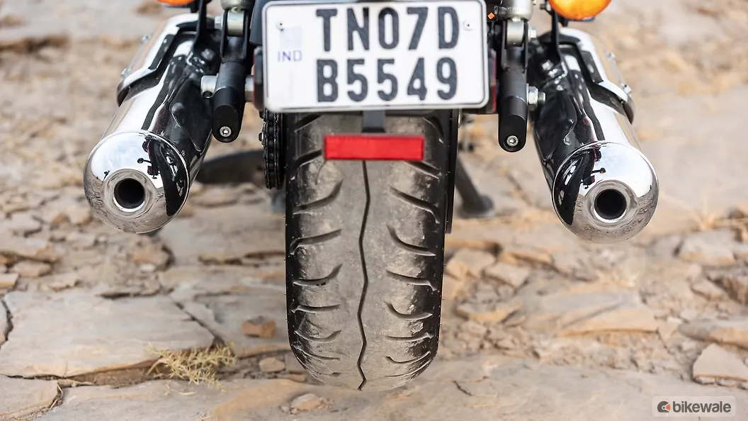 Royal Enfield Super Meteor 650 Rear Wheel Image – BikeWale