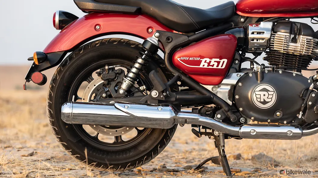 Royal Enfield Super Meteor 650 Rear Wheel Image – BikeWale
