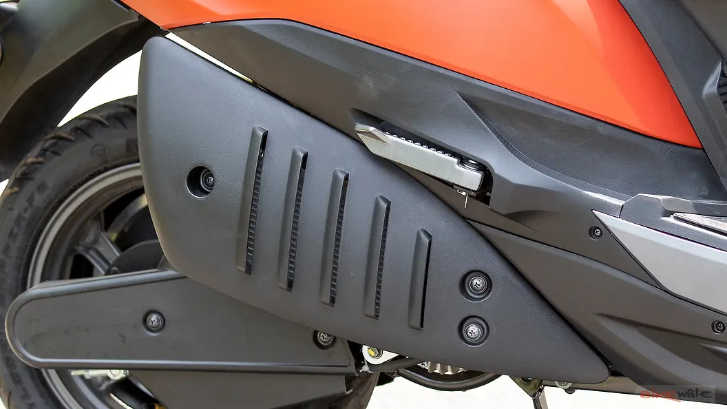 Ampere Primus Muffler Heat Protector Image – BikeWale