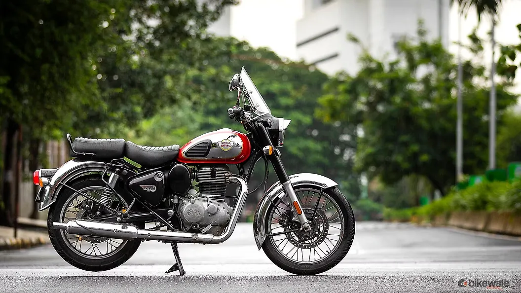 Royal Enfield Old Generation Classic 350 2021 Right Side View Image ...