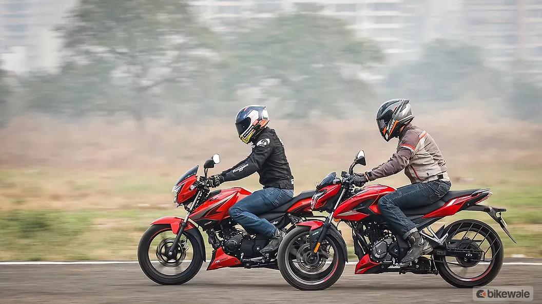 TVS Apache RTR 160 Left Side View Image – BikeWale