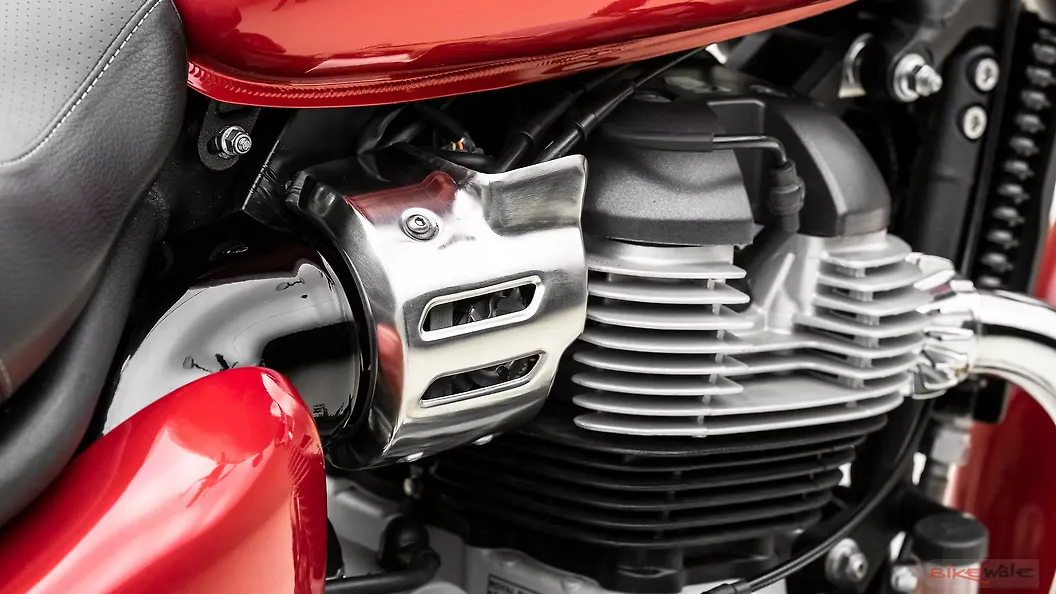 Royal Enfield Super Meteor 650 Engine From Left Image – BikeWale