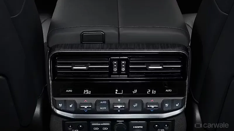 Land Cruiser Rear Row AC Controls Image, Land Cruiser Photos in India ...