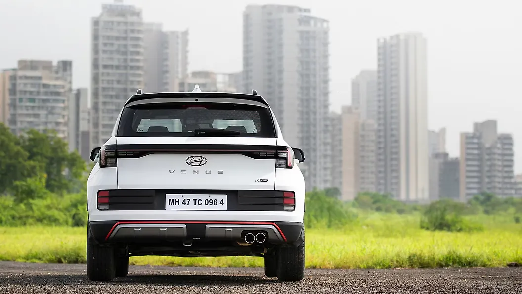 Venue N Line Rear View Image, Venue N Line Photos in India - CarWale