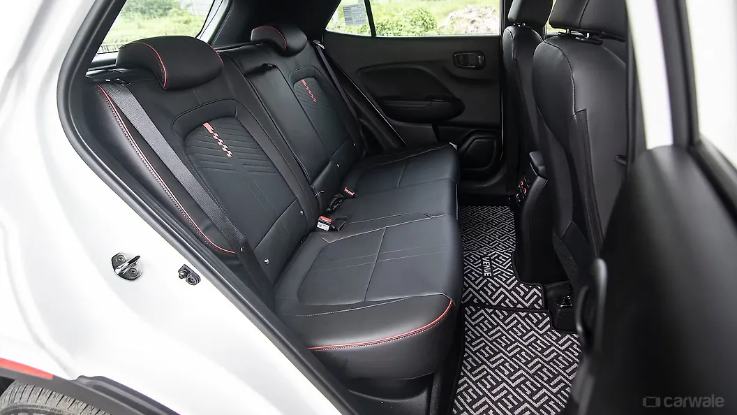 Venue N Line Bootspace Rear Seat Folded Image, Venue N Line Photos in ...