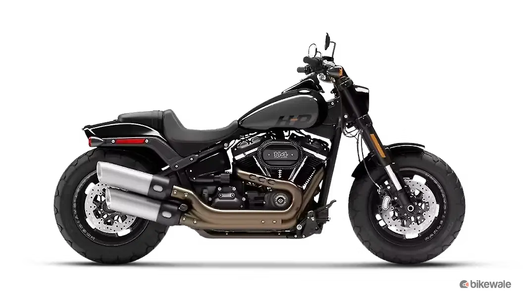 Harley-Davidson Fat Bob Right Side View Image – BikeWale