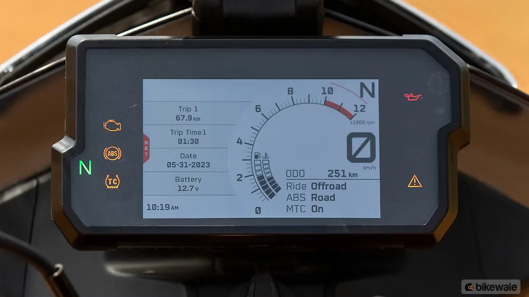 KTM 390 Adventure [2024] Average Speed Indicator Image – BikeWale