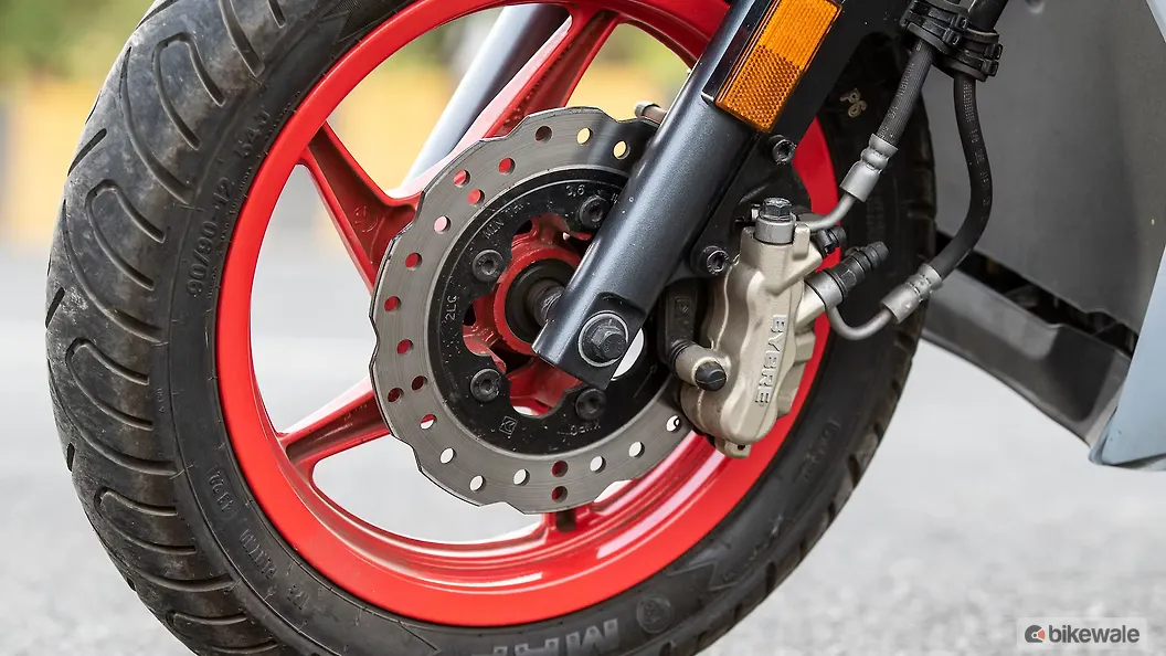 Ather 450X Front Disc Brake Caliper Image – BikeWale