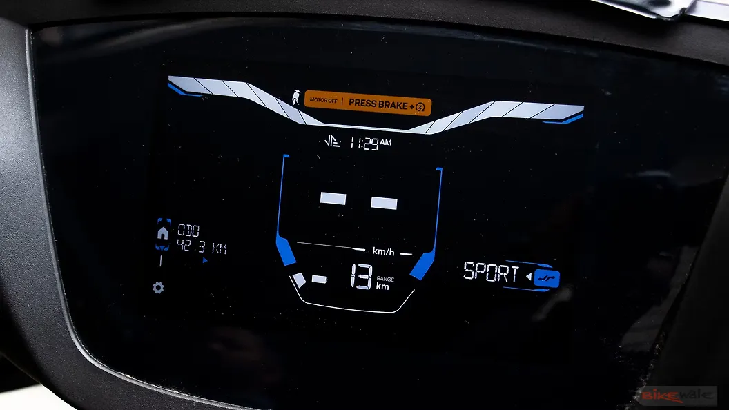 Ather 450S Speedometer Image – BikeWale