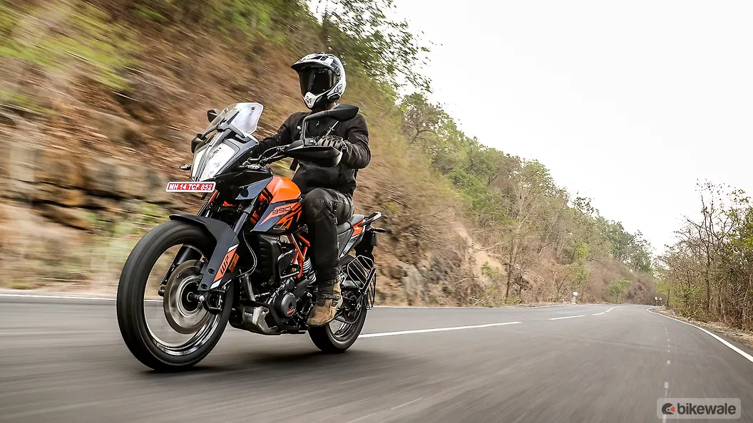 KTM 390 Adventure [2024] Rear View Image – BikeWale