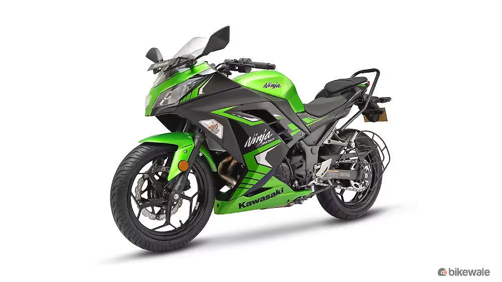 Kawasaki Ninja 300 Left Front Three Quarter Image – BikeWale