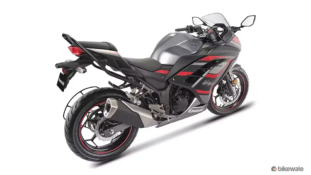 Kawasaki Ninja 300 [2024] Right Rear Three Quarter Image – BikeWale