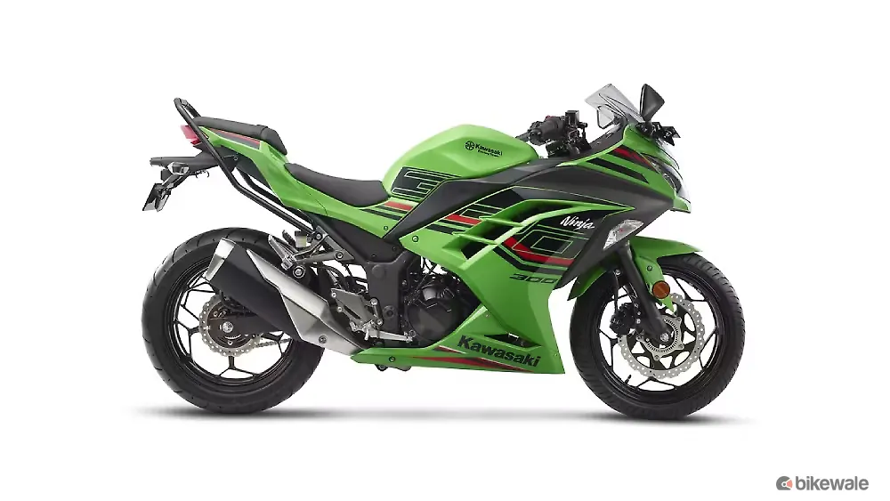 Kawasaki Ninja 300 [2024] Right Front Three Quarter Image – BikeWale