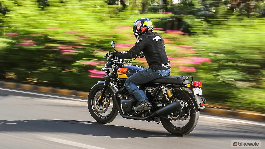 Royal Enfield Interceptor 650 Left Rear Three Quarter Image – BikeWale
