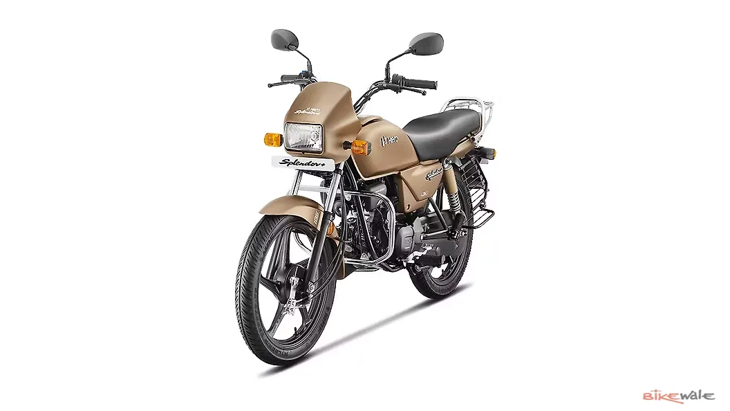Hero Splendor Plus Right Rear Three Quarter Image – BikeWale