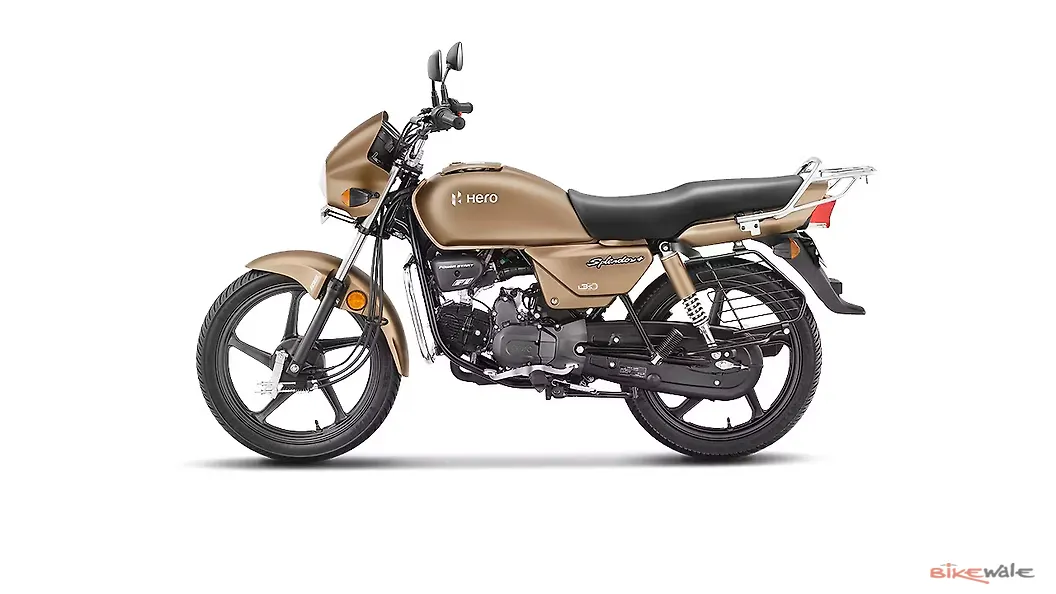 Hero Splendor Plus Left Front Three Quarter Image – BikeWale