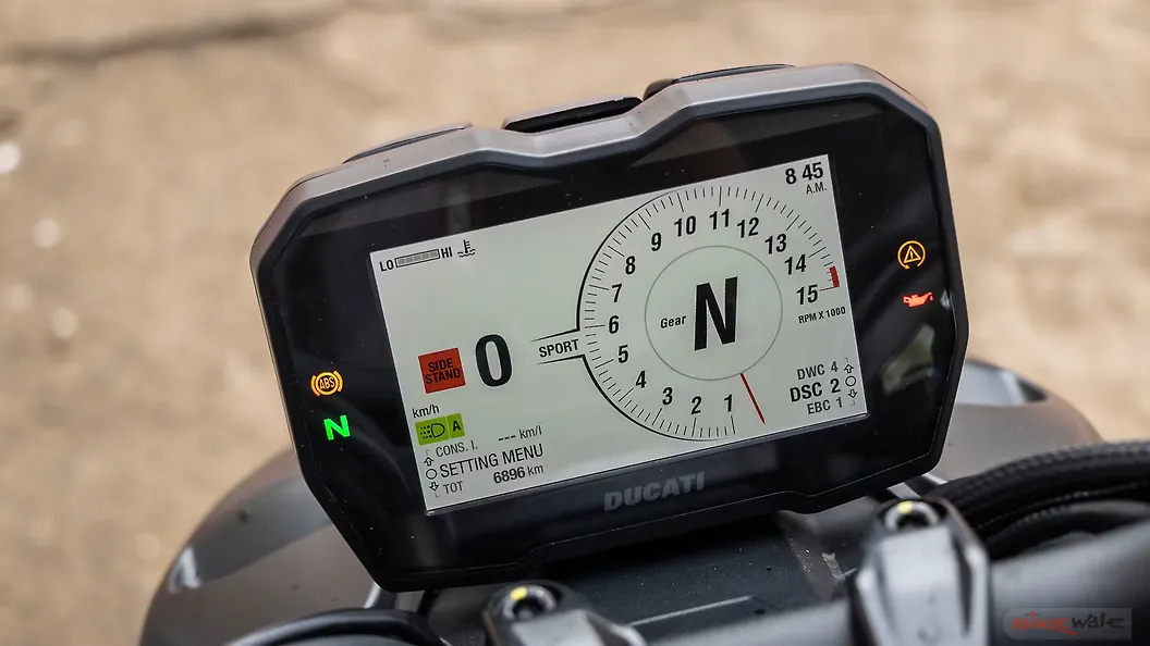 Ducati Streetfighter V4 Clock Image – BikeWale