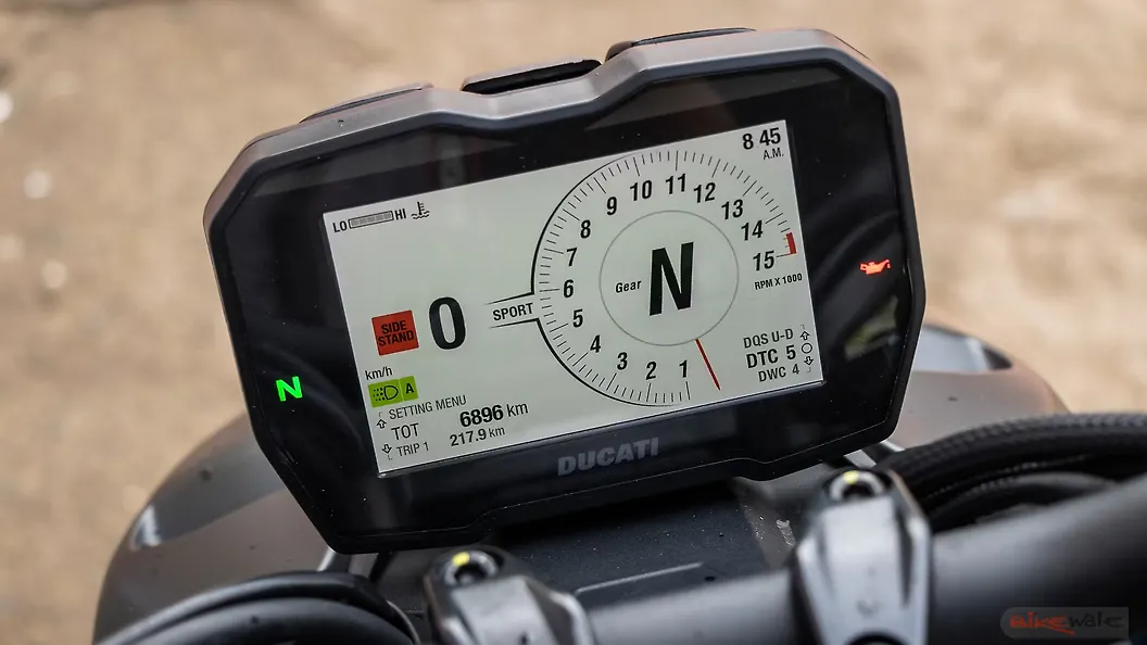 Ducati Streetfighter V4 Trip Meter Image – BikeWale