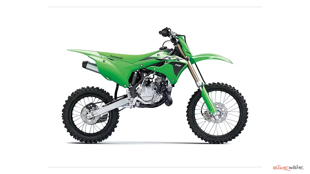 Kawasaki KX112 Right Front Three Quarter Image – BikeWale