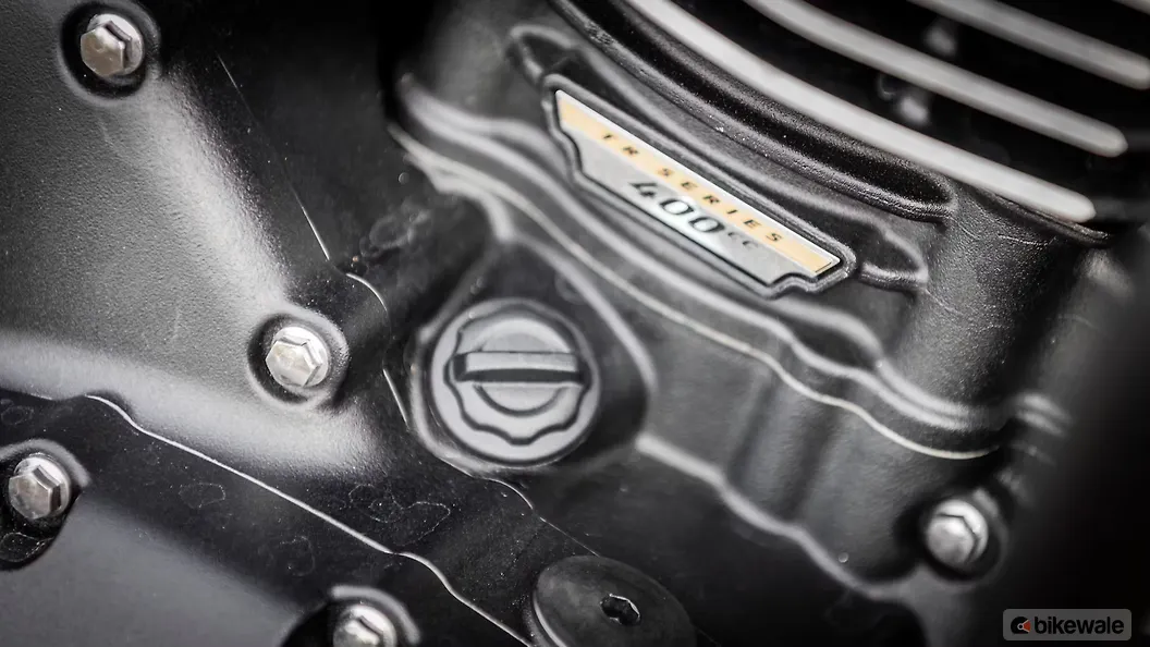 Triumph Speed 400 Engine From Left Image – BikeWale